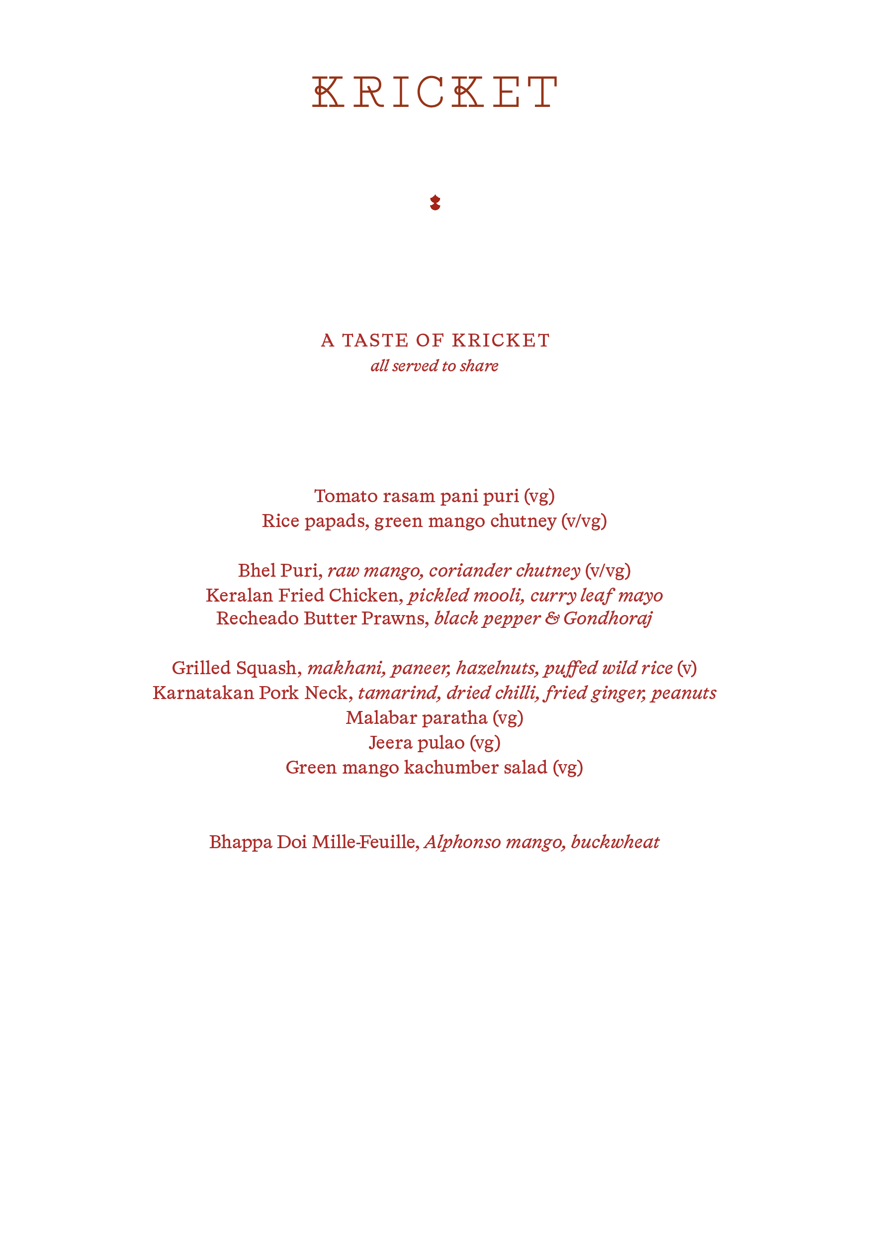 Menus | Breakfast, Lunch, Dinner & Sunday Lunch in London